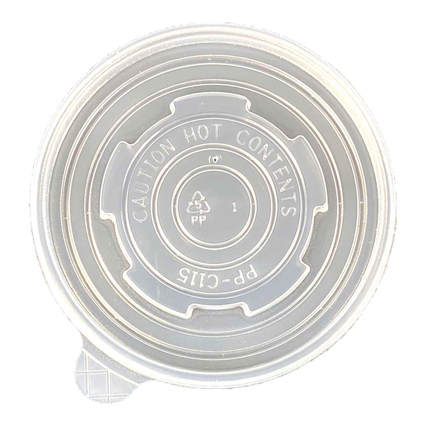 140mm PP Lids (fit 32oz White Paper Bowl) – Polar Penguin Packaging